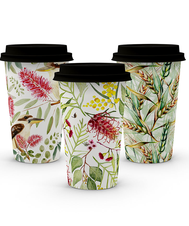 16oz (460ml) NaturalPak Single Wall Trend Cup – NaturalPak AUS